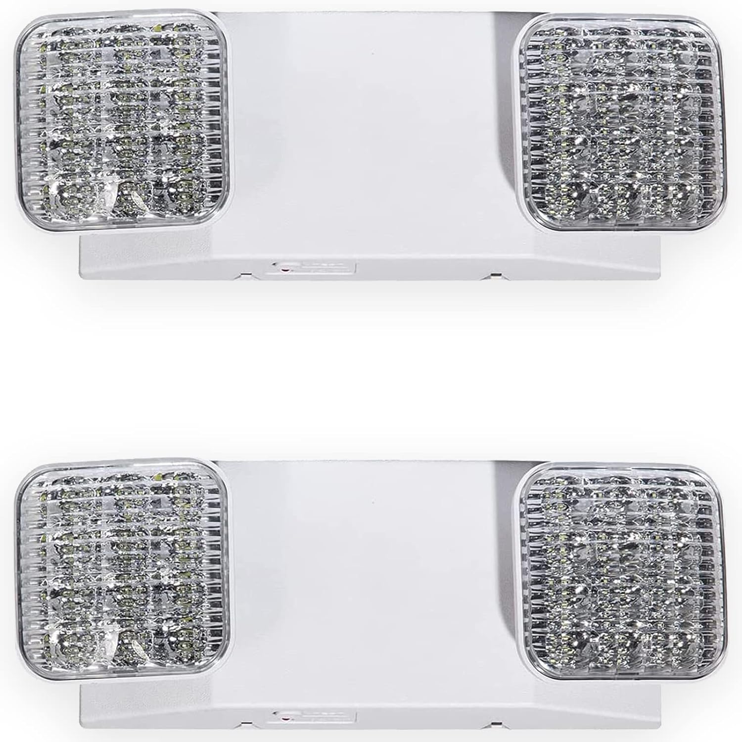 LED Emergency Lights with Battery Backup, Two Adjustable Heads ...