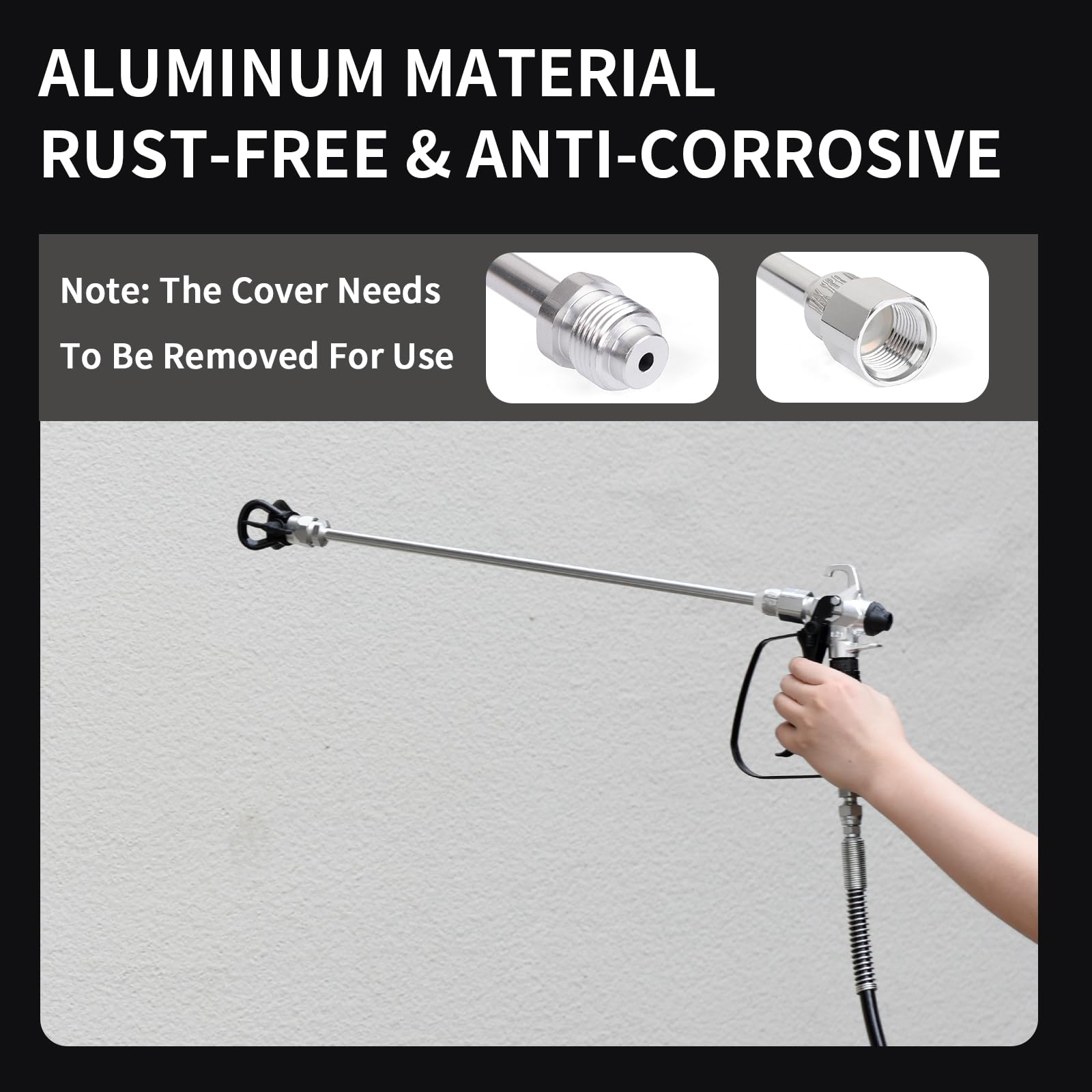 Snapklik.com : Airless Spray Gun Extension, 12 Inch Spray Paint ...