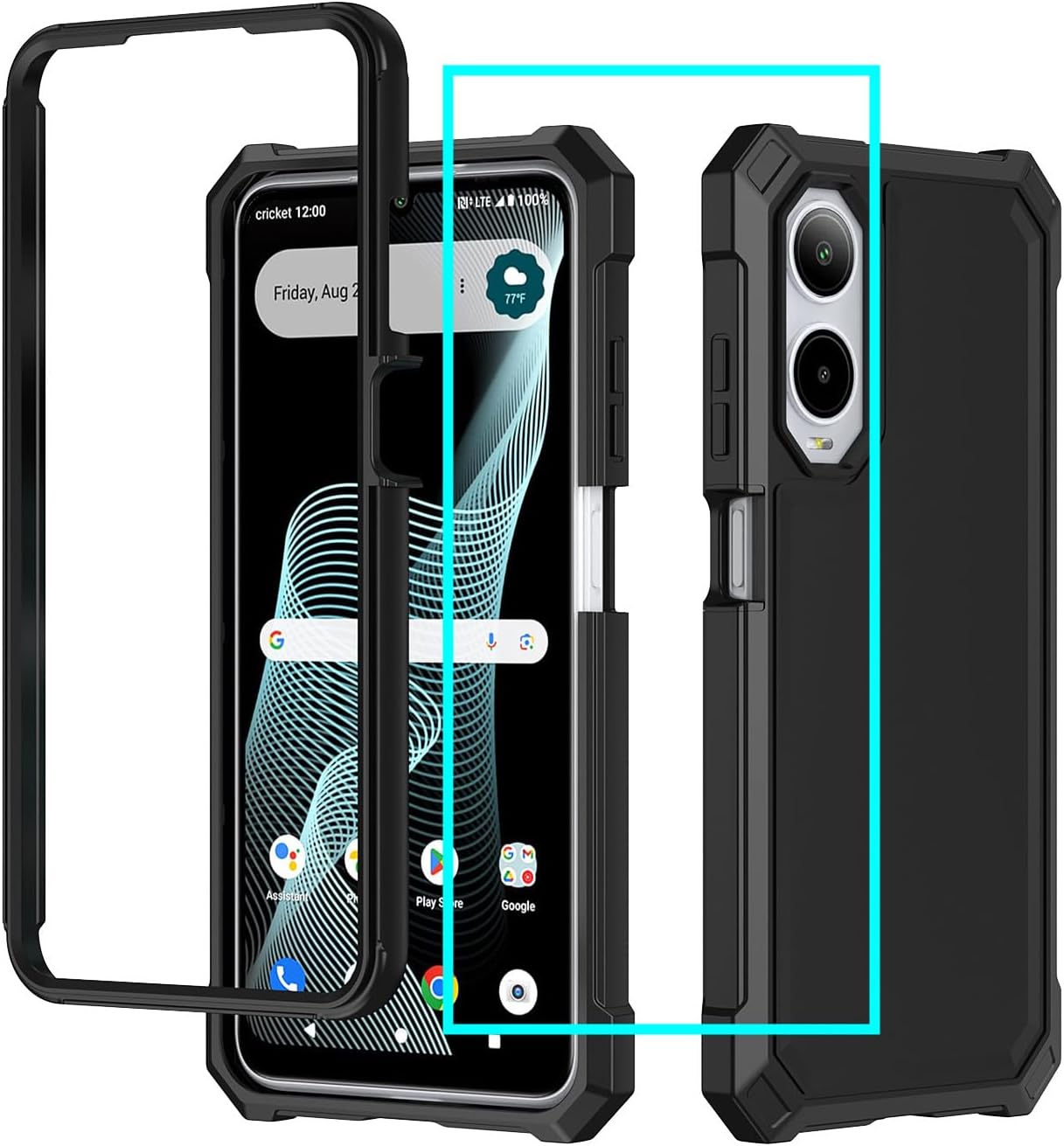 Amazon.com: for Cricket Icon 6 Case/ATT Verge Case with Screen ...