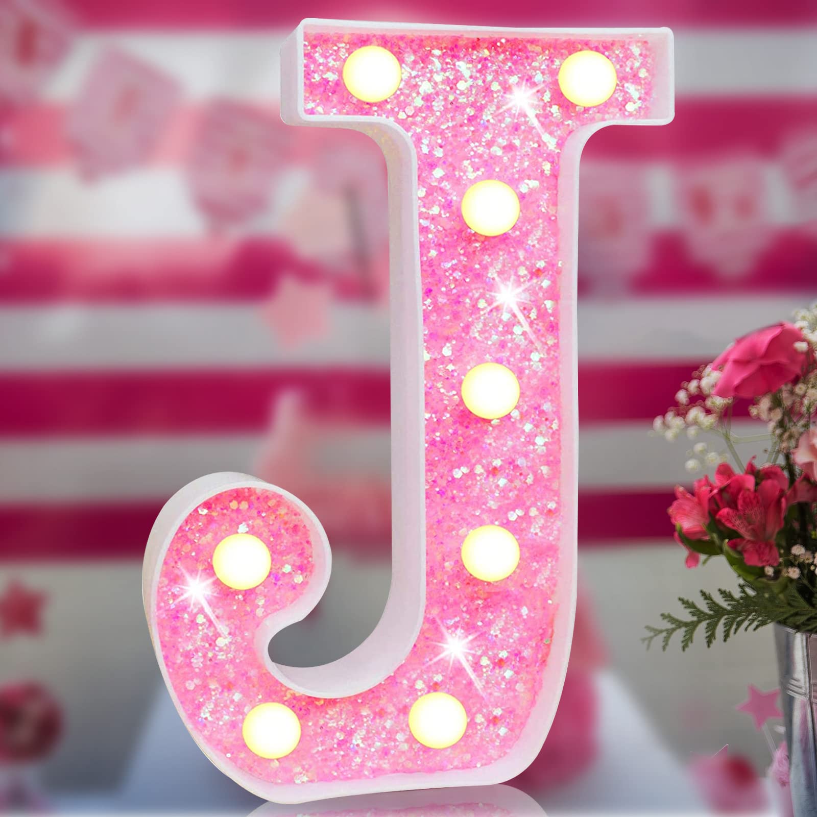 Glitter Alphabet Letter J