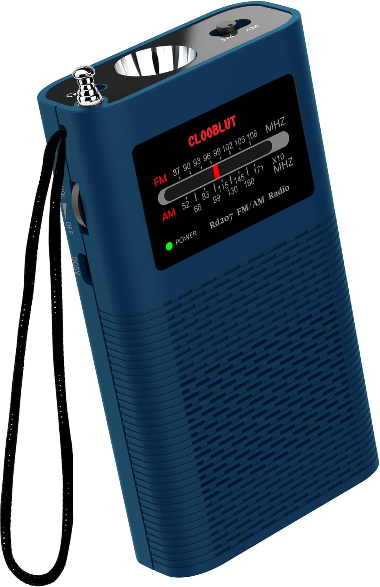 Amazon.com: Digital AM FM Portable Pocket Radio with Alarm Clock- Best ...