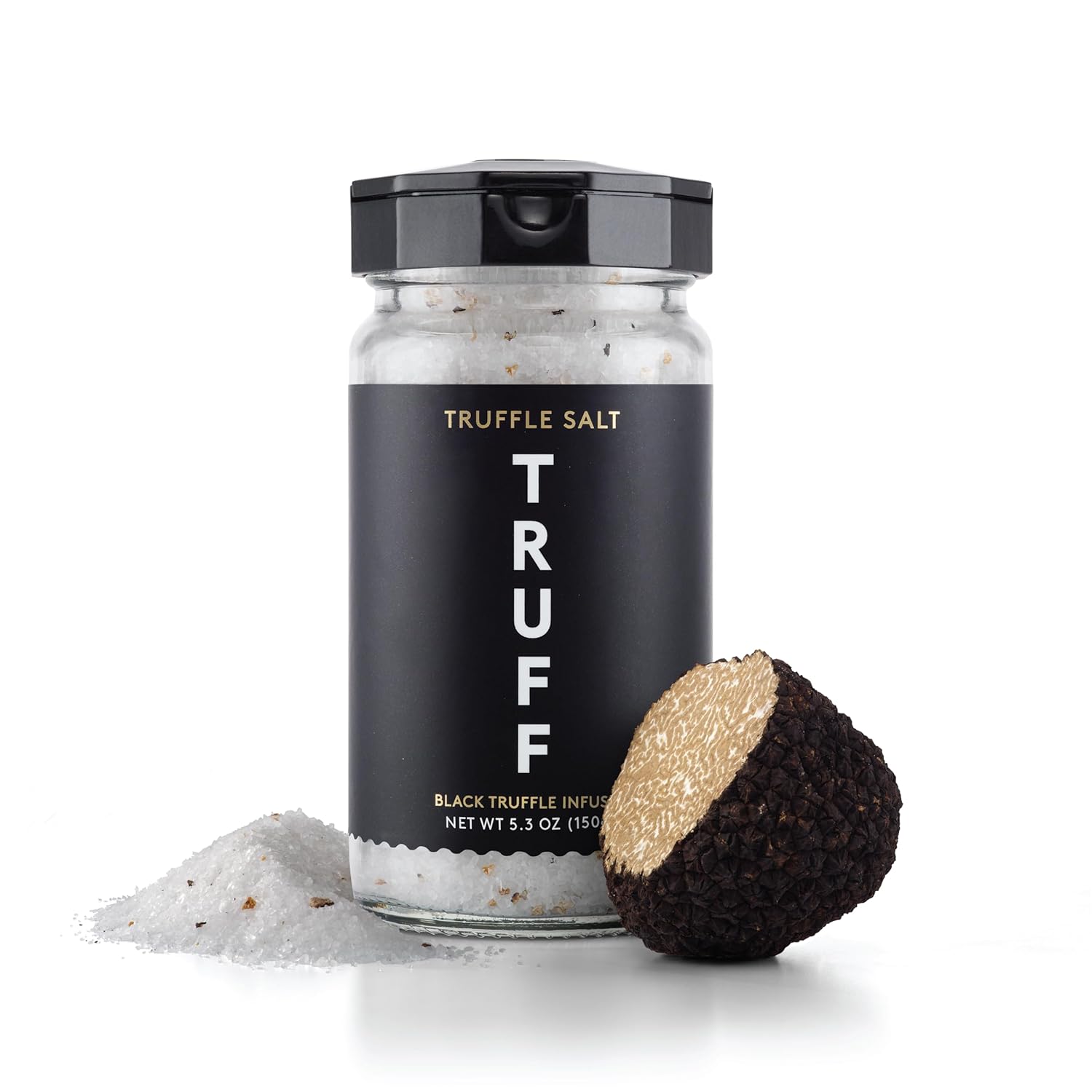 Amazon.com : TRUFF Black Truffle Salt, Fine and Coarse Sea Salt, Dried ...