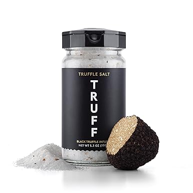 Amazon.com : TRUFF Black Truffle Salt, Fine and Coarse Sea Salt, Dried ...