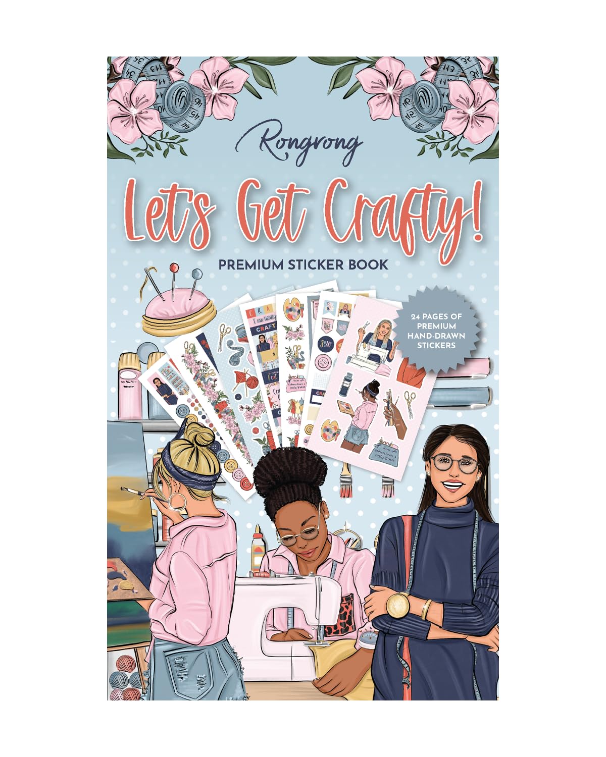 Amazon.com: Rongrong Let's Get Crafty Planner Stickers Book for ...