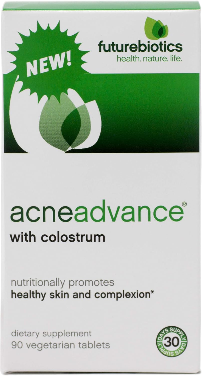 Amazon.com: Futurebiotics AcneAdvance® with Colostrum, 90 Vegetarian ...