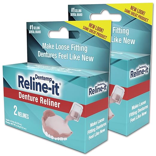 Amazon.com : Dentemp Denture Reline Kit - Advanced Formula Reline It ...