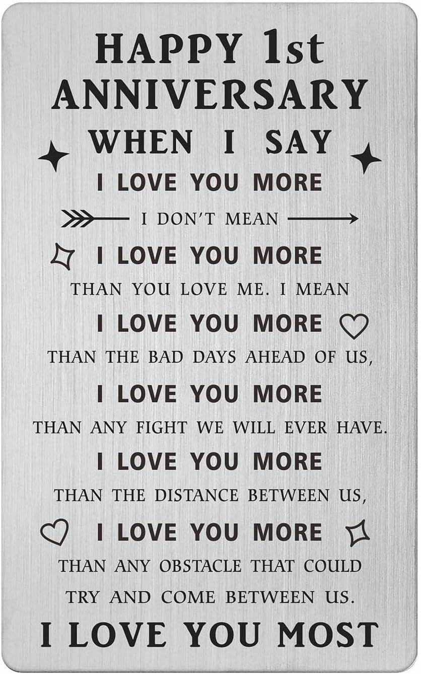 Amazon SOUSYOKYO 1 Year Anniversary Card Gifts For Girlfriends amazon-sousyokyo-1-year-anniversary-card-gifts-for-girlfriends