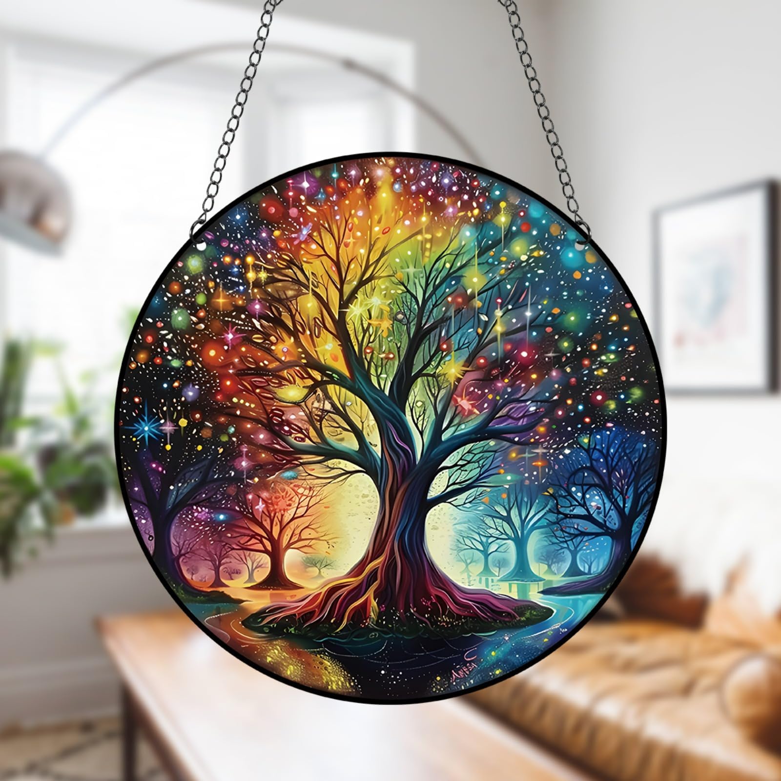 Amazon.com: Generic 11.8 Inches Tree of Life Forest Acrylic Window ...