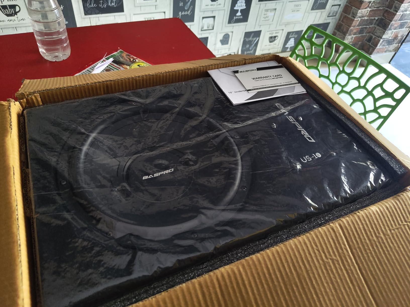 BASPRO US-10 10 inch Automtive Compact Subwoofer Enclosure with inbuilt ...