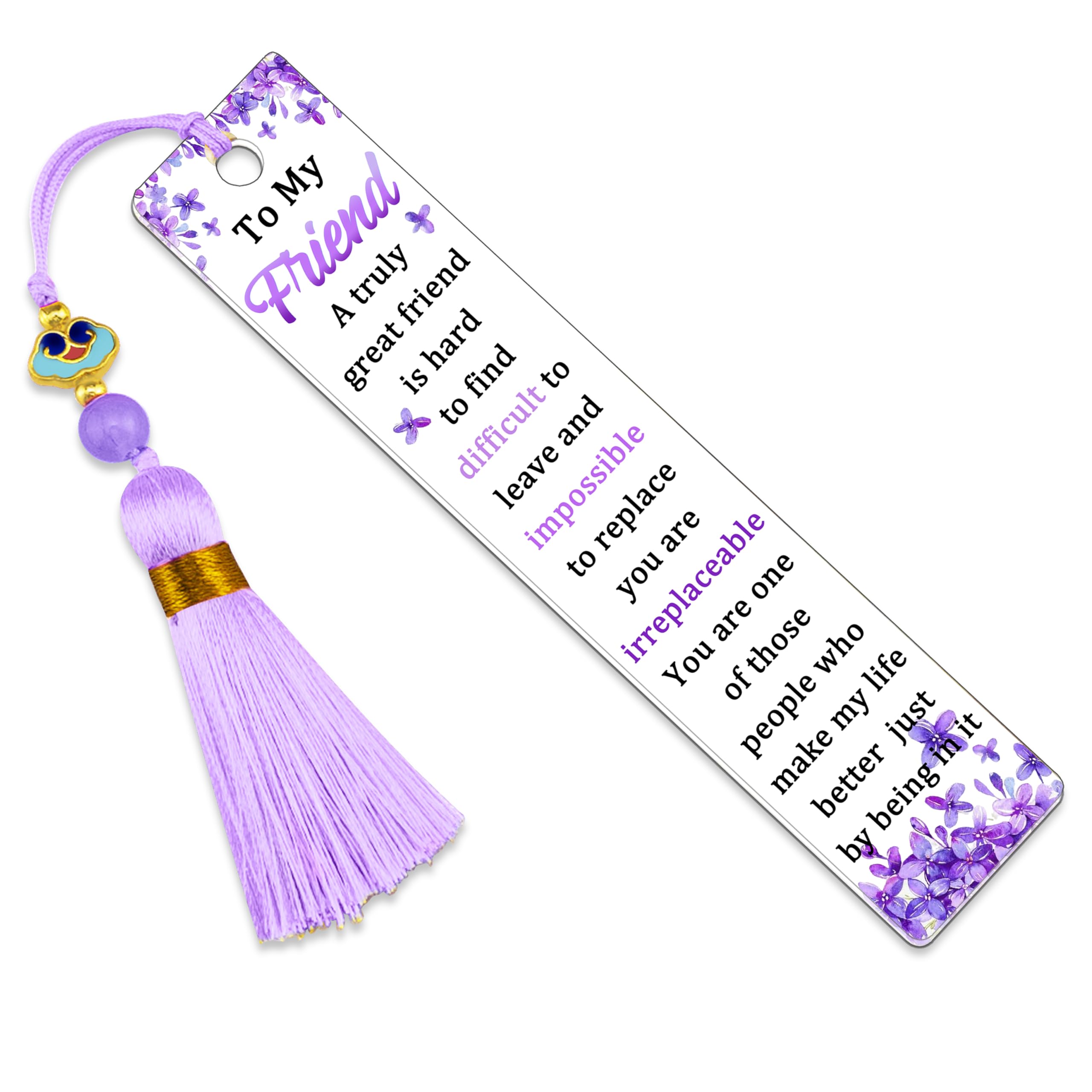 Amazon.com : Friendship Bookmarks for Women Best Friend Birthday Gifts ...