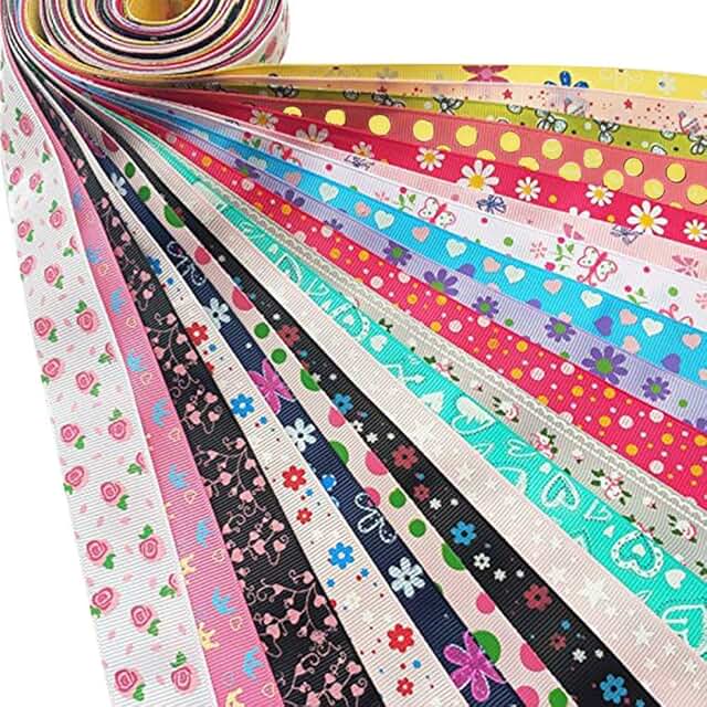 Amazon.com: Fabric Ribbons - Fabric Ribbons / Sewing Trim ...
