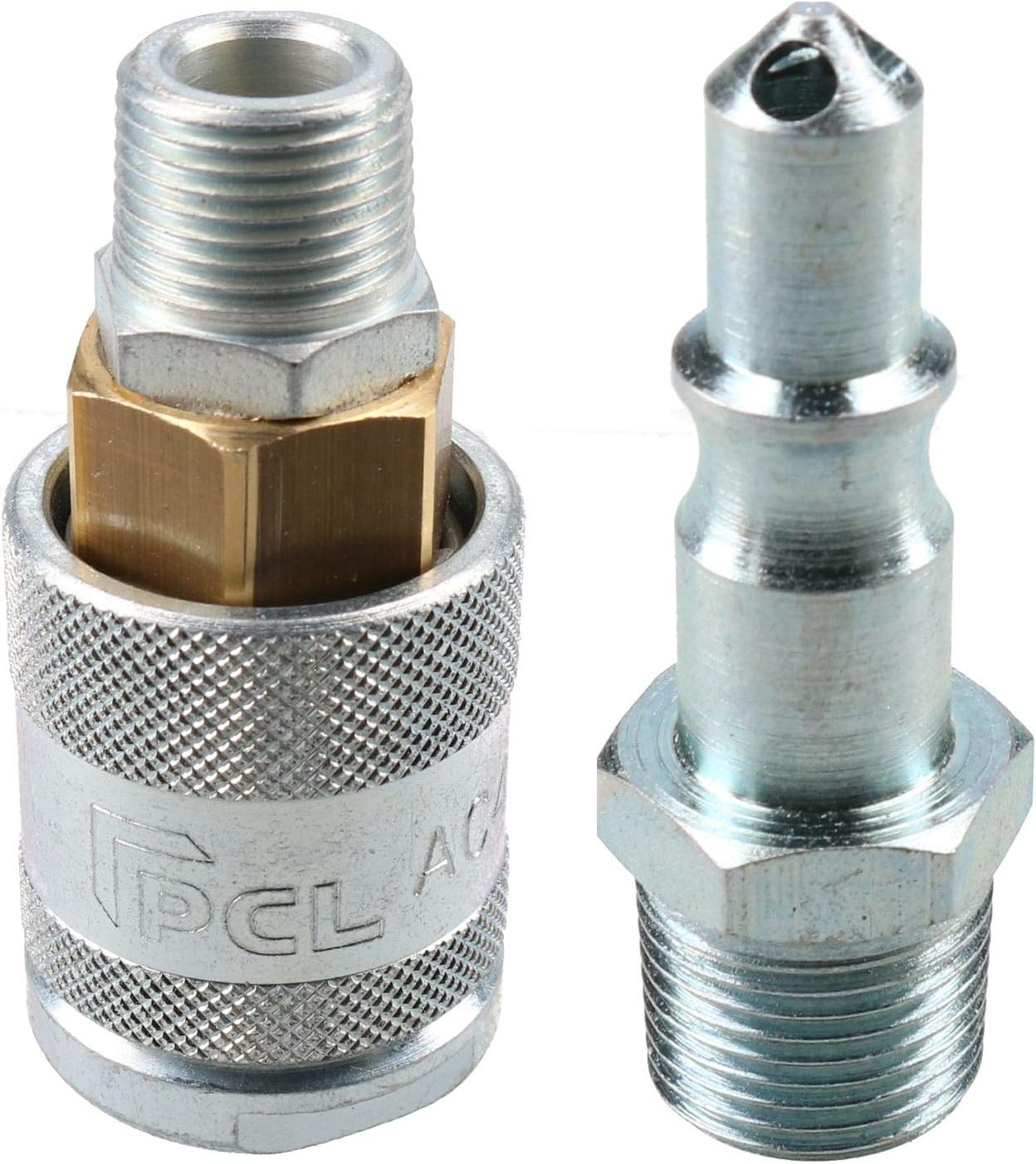 PCL 60 Series Female Coupler 3/8" BSP Male Thread & Male Air Fitting ...