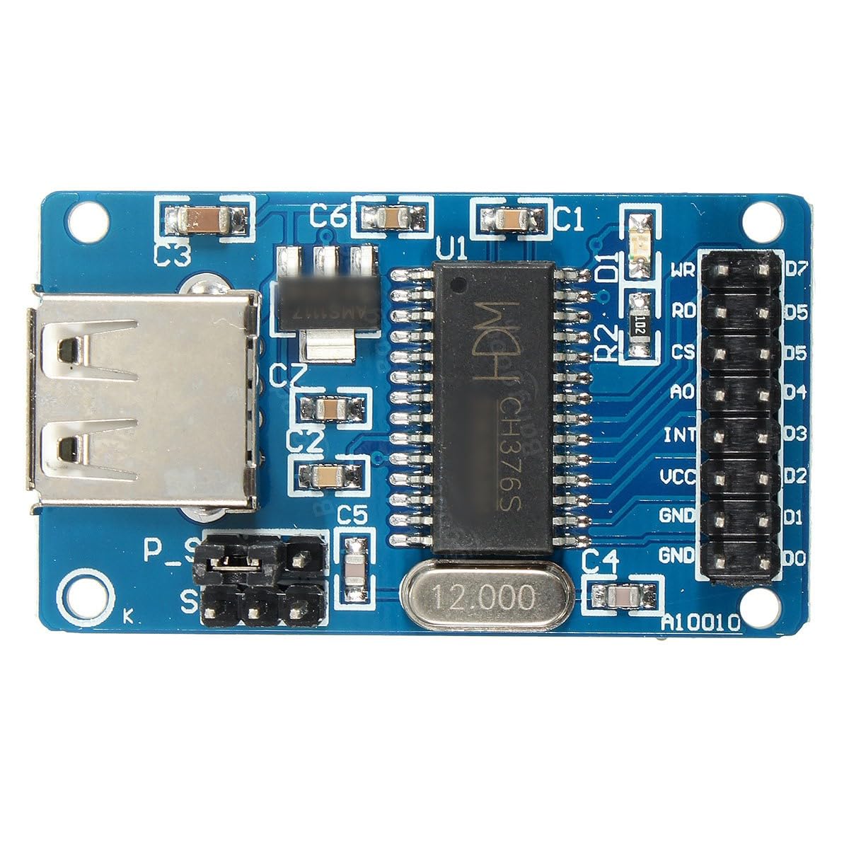 Amazon.co.jp: CH376評価基板 USB-SPI/UART/パラレル変換 HW-252A CH376S : パソコン・周辺機器