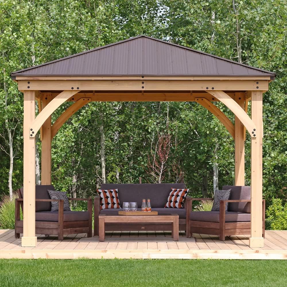 Amazon Yardistry 12 X 20 Meridian Gazebo Patio Lawn Garden