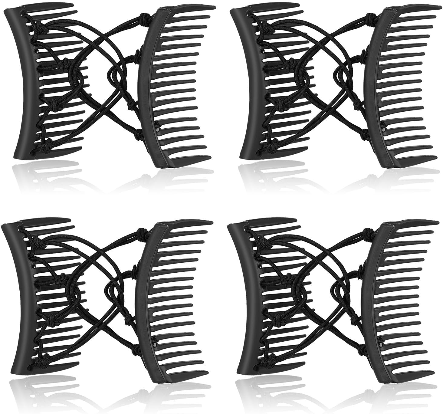 Amazon.com : MAORULU 4 Pieces Magic Hair Combs for Women Accessories ...