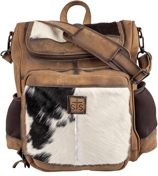 Amazon.com: STS Ranchwear Cowhide Laini Backpack (STS-32129) : Clothing ...