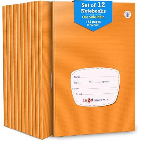 Target Publications Single Line Interleaf Notebooks | Small One Side ...