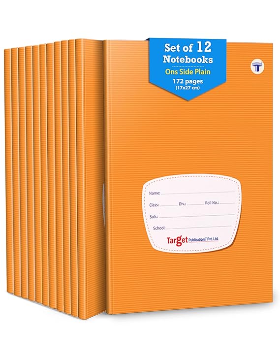Single Line Interleaf Notebooks | One Side Blank/Unruled & One Side ...