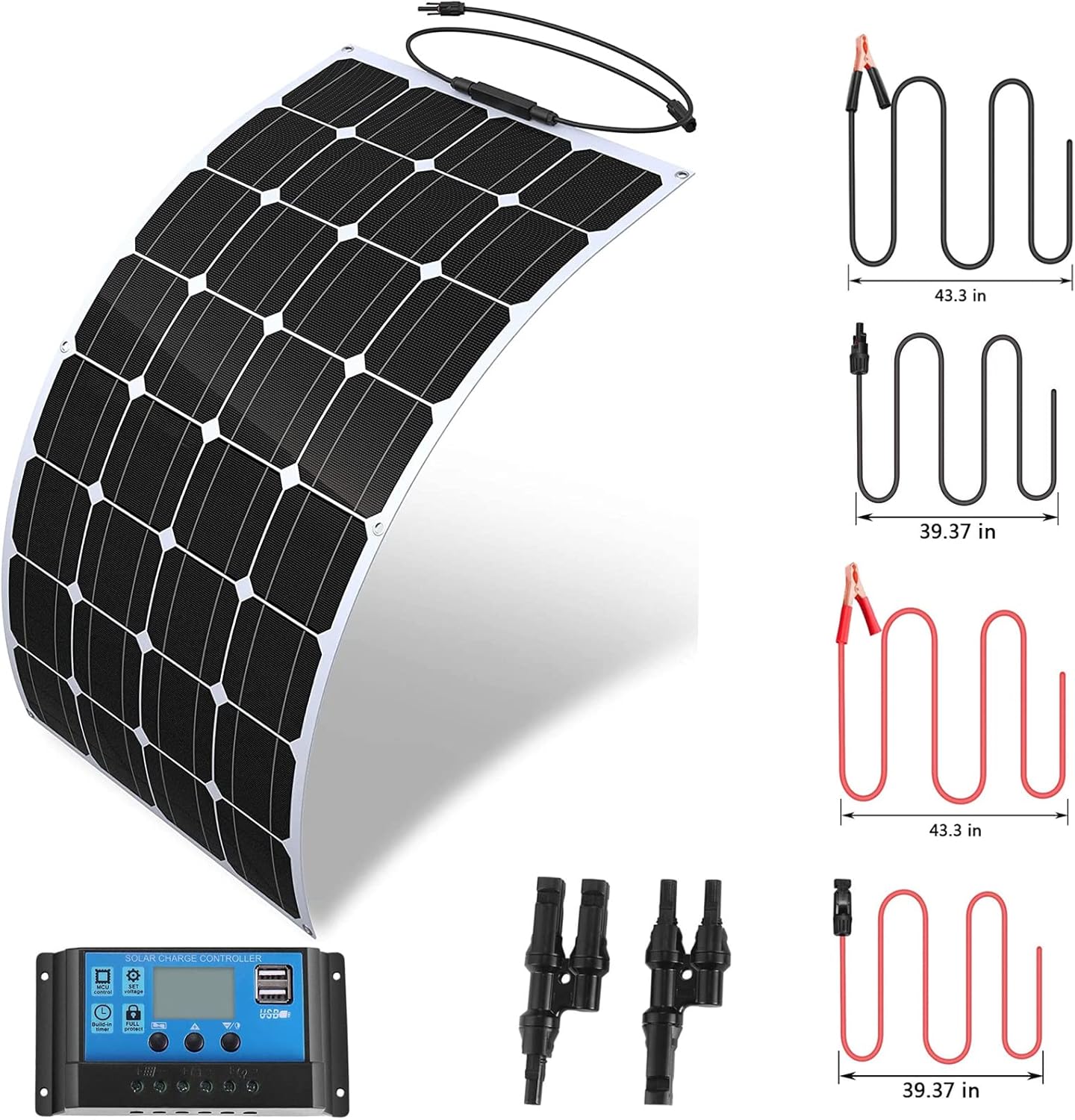 Amazon.com : wegoodsun Portable Solar Panel 1000w, 18 Volt Solar ...