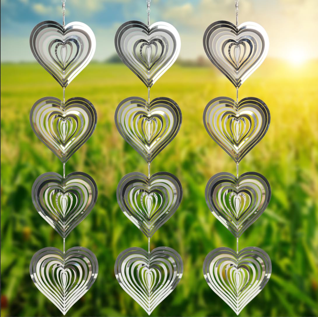 Amazon.com: Woodpecker Deterrent - Heart Metal Bird Deterrent to Scare ...