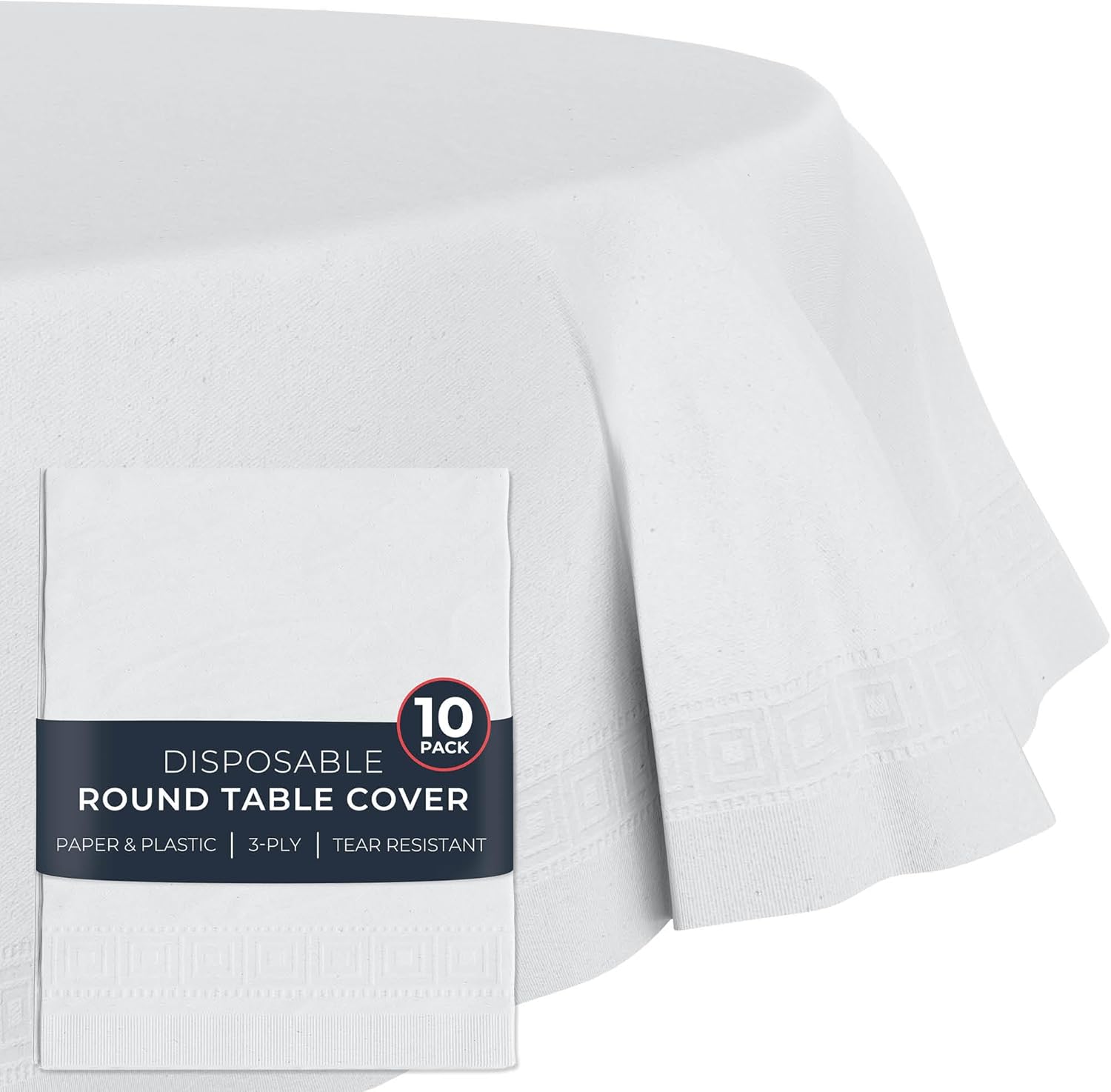 Amazon.com: HOUZZKINGZ USA Paper Tablecloths for Round Tables | 82 ...