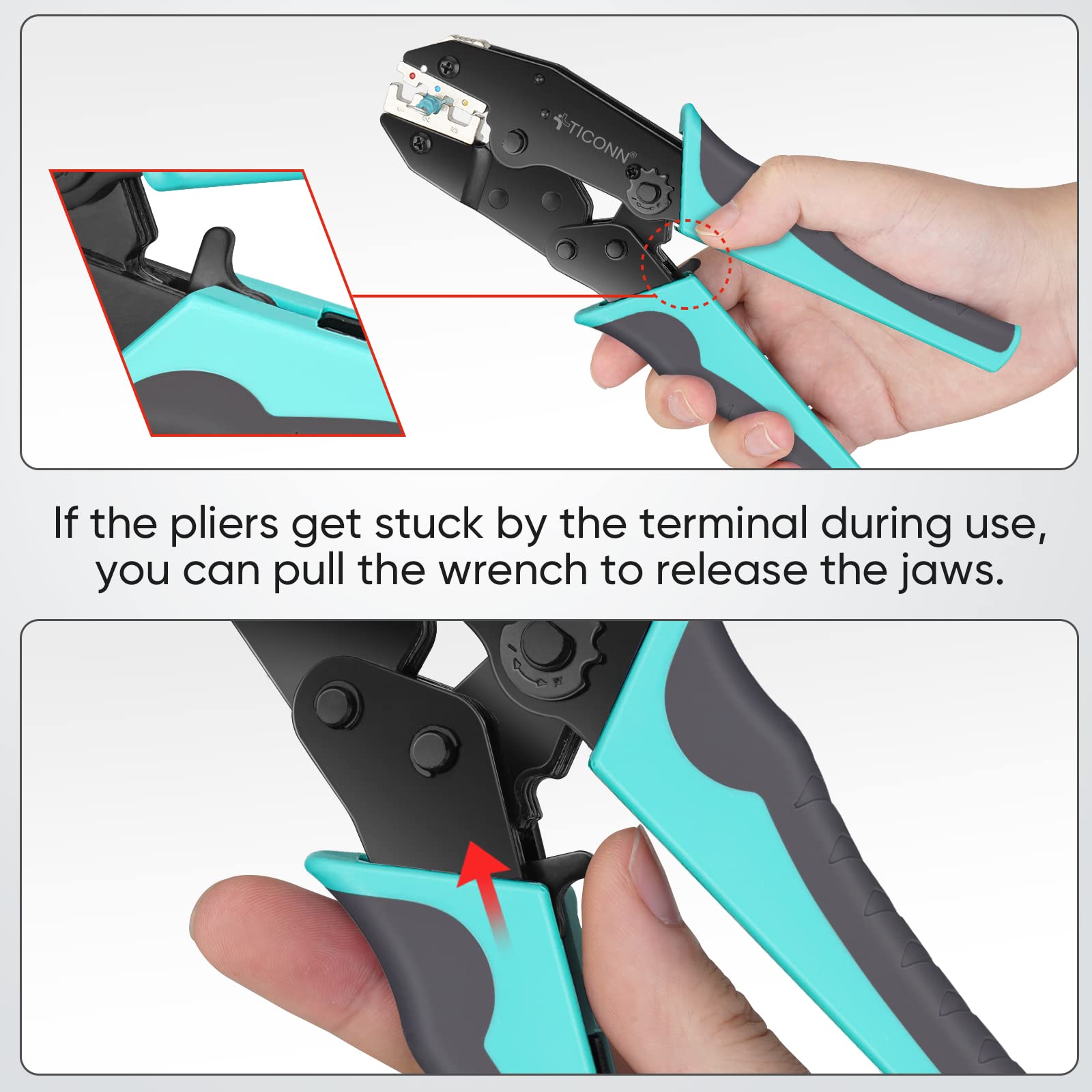 Snapklik.com : TICONN Crimping Tool For Heat Shrink Connectors ...