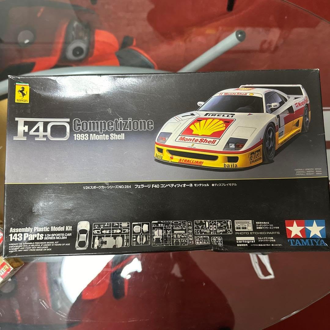 Amazon | タミヤ F40 Competizione モンテシェル プラモデル | プラモデル 通販