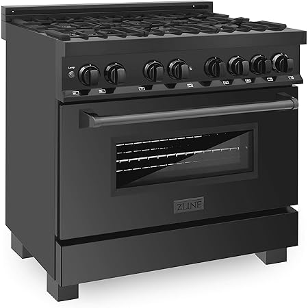 Amazon.com: ZLINE 36" 4.6 cu. ft. Dual Fuel Range with Gas Stove and ...
