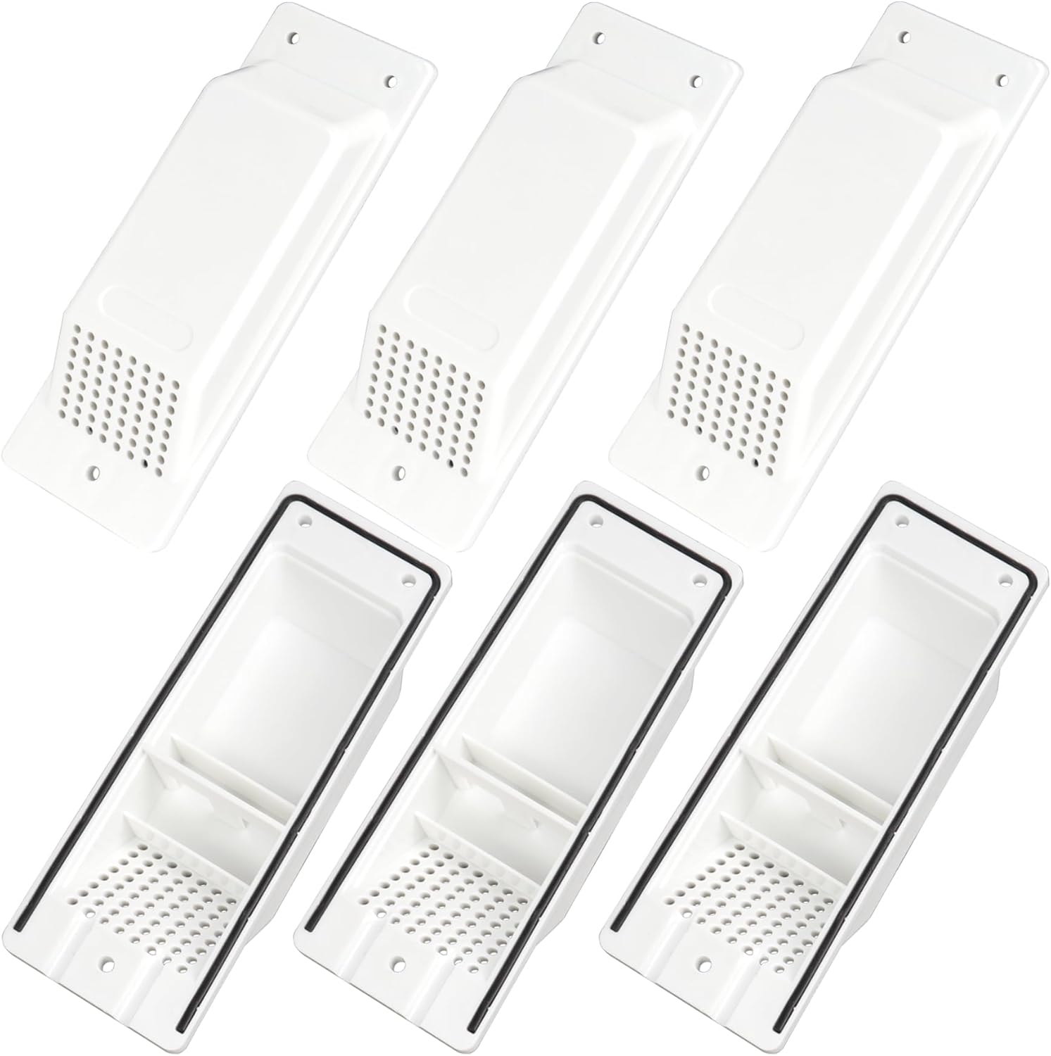 Flamorrow 6 Pack Shipping Container Air Vent, Cross Flow Ventilation ...