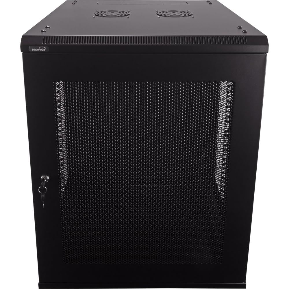 Amazon.com: NavePoint 15U Server Rack Enclosure - 23.6” Deep, 15U Wall ...