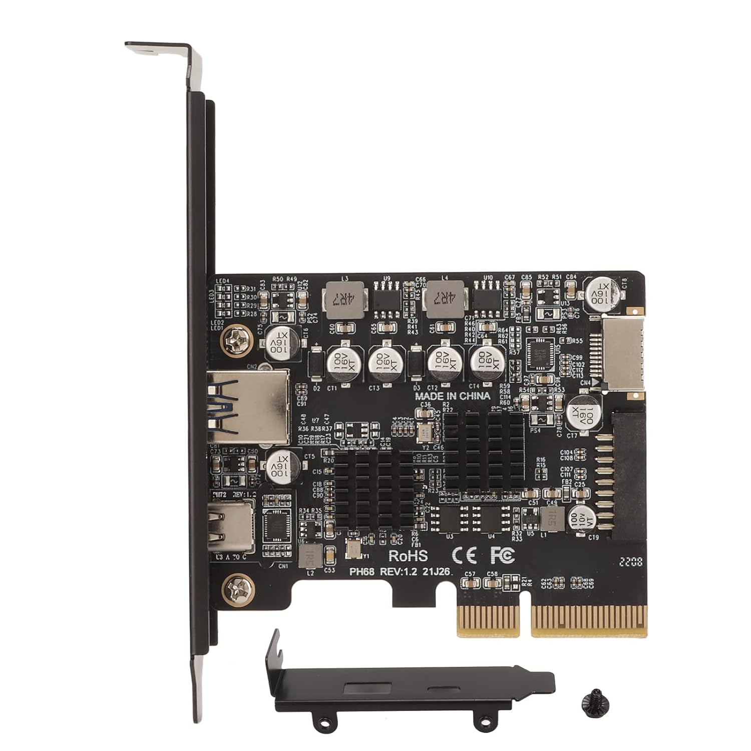 PCIE Expansion Card,USB3.2 Type C PCI Express Card,PCIE Type C Card ...