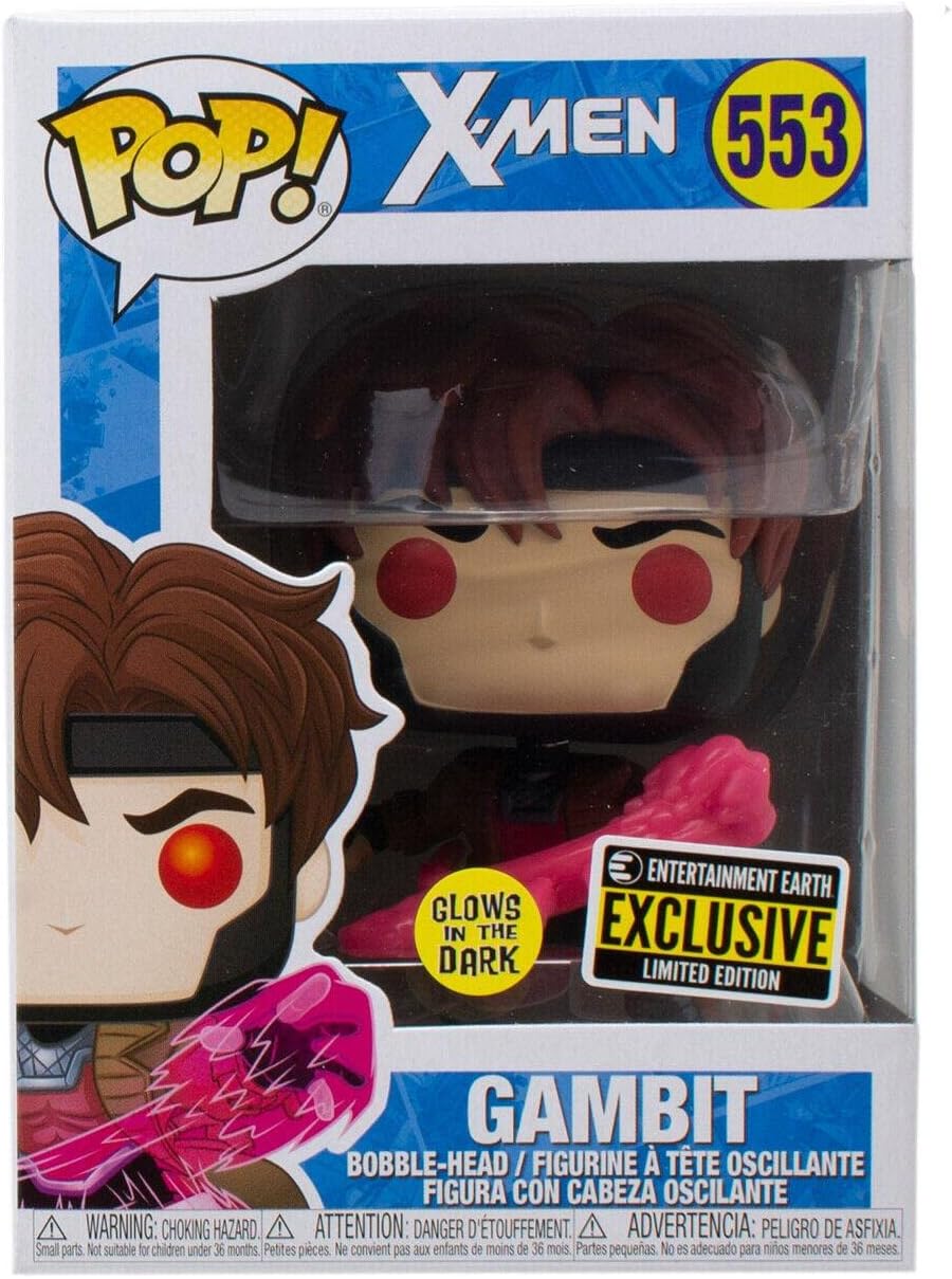 Amazon.com: Marvel X-Men Gambit Funko Pop! Vinyl Figure #553 - Movie ...