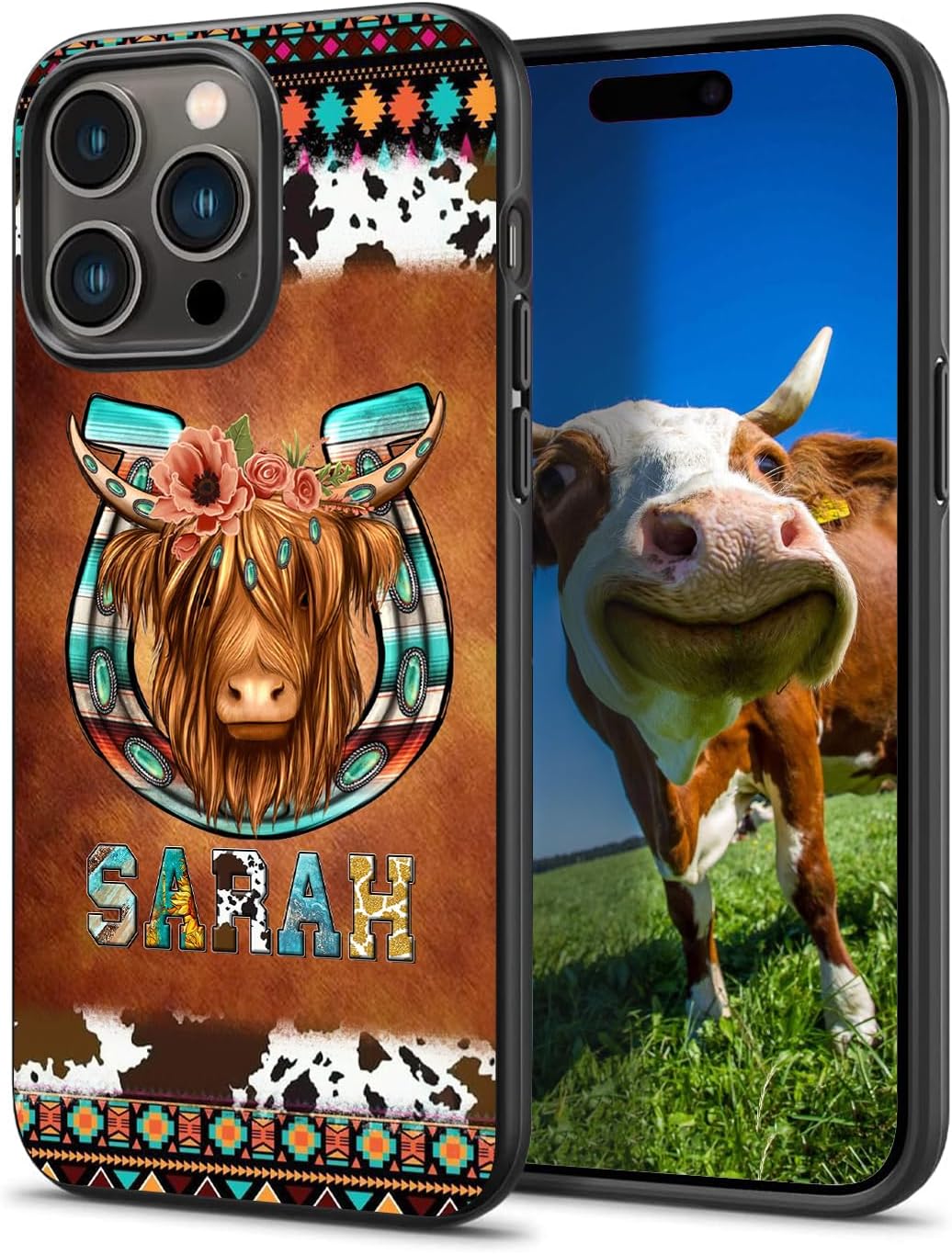 Amazon.com: Customized Cow Lover Gifts - Western Cow Aesthetic Farm ...