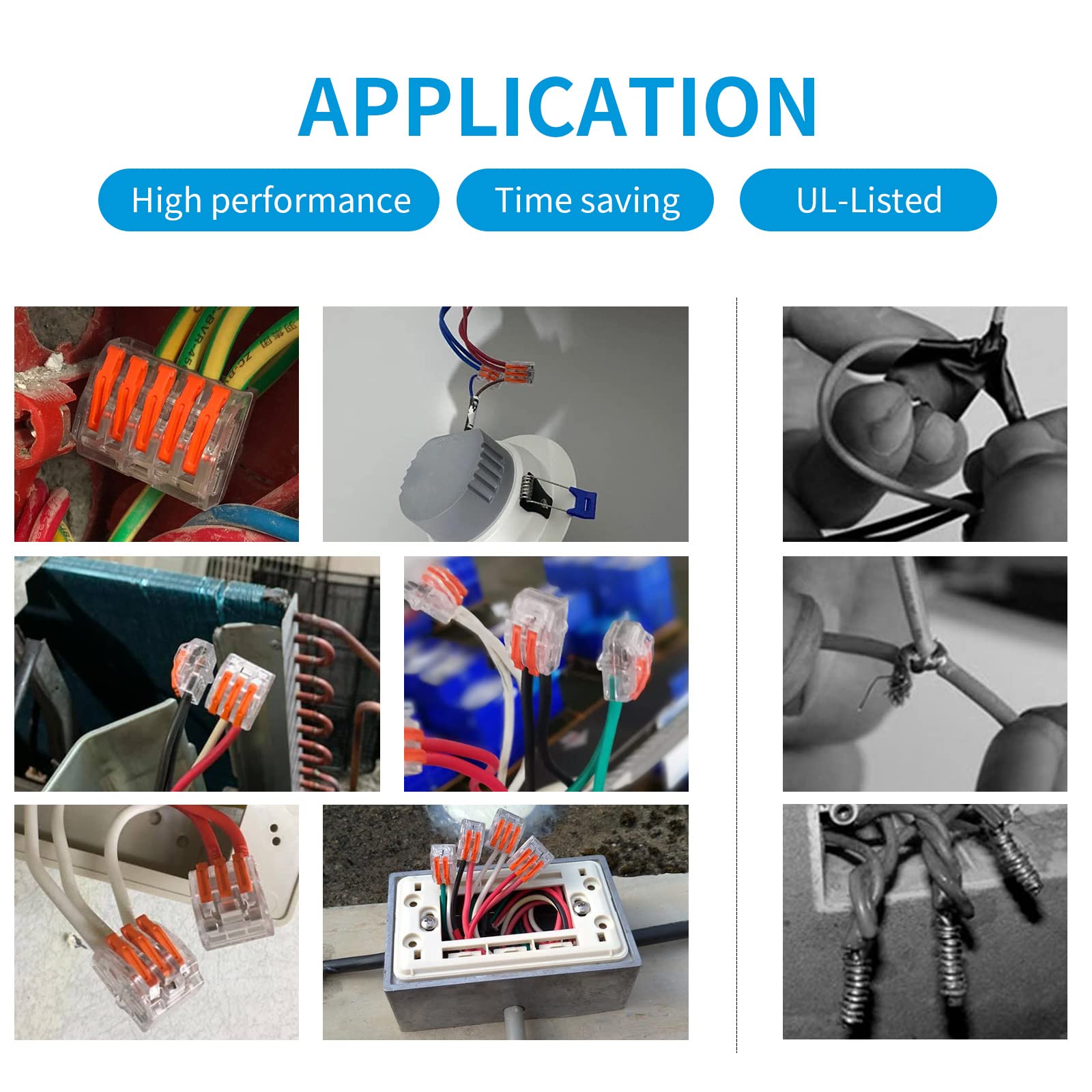 Snapklik.com : Dicio Lever Wire Connectors 5 Port UL Listed Splicing ...
