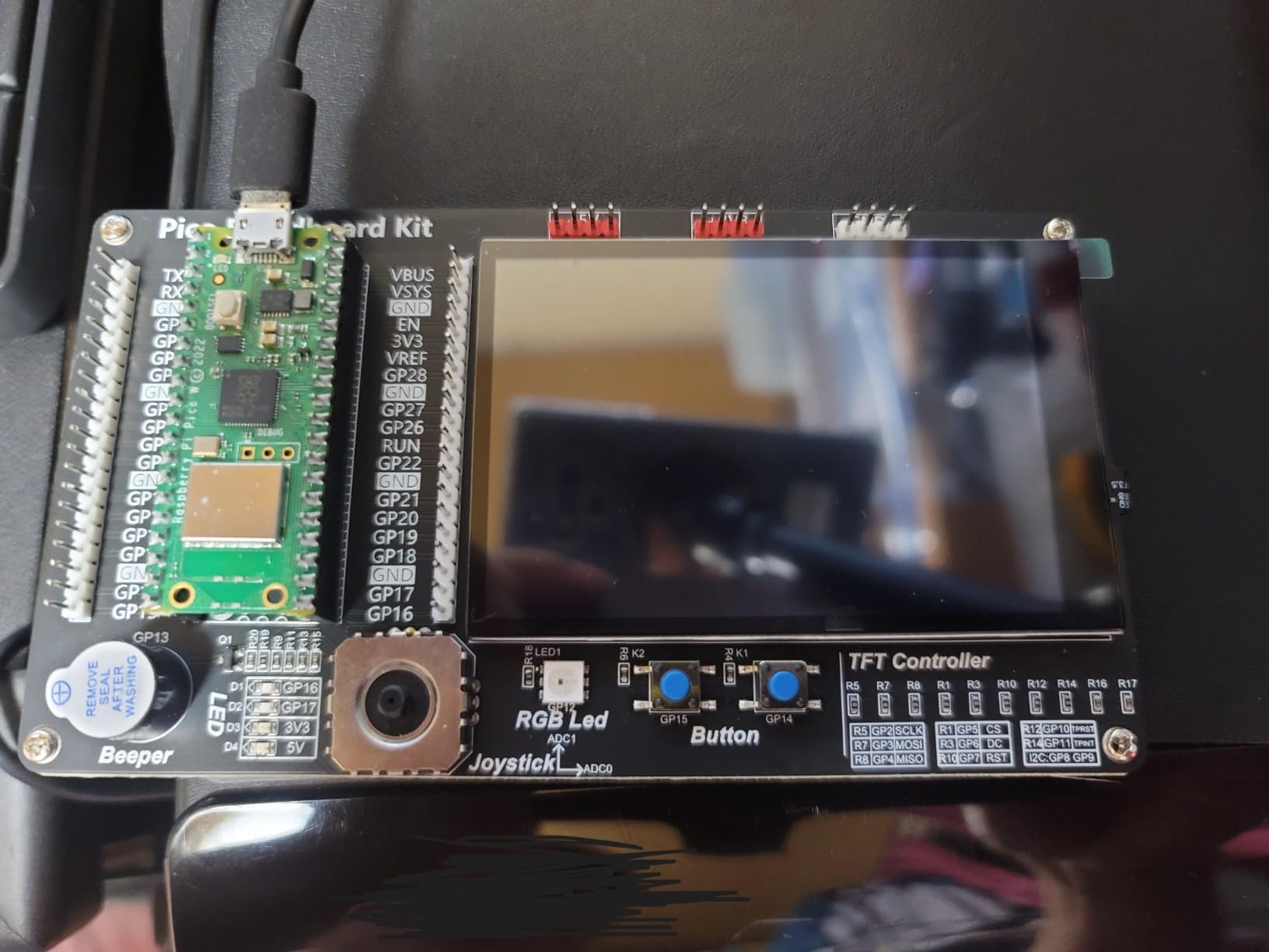 Amazon.co.jp: GeeekPi GPIO 拡張モジュール、3.5 インチ スクリーン付き、Raspberry Pi Pico 1/Pico 1 W および Raspberry Pi ...