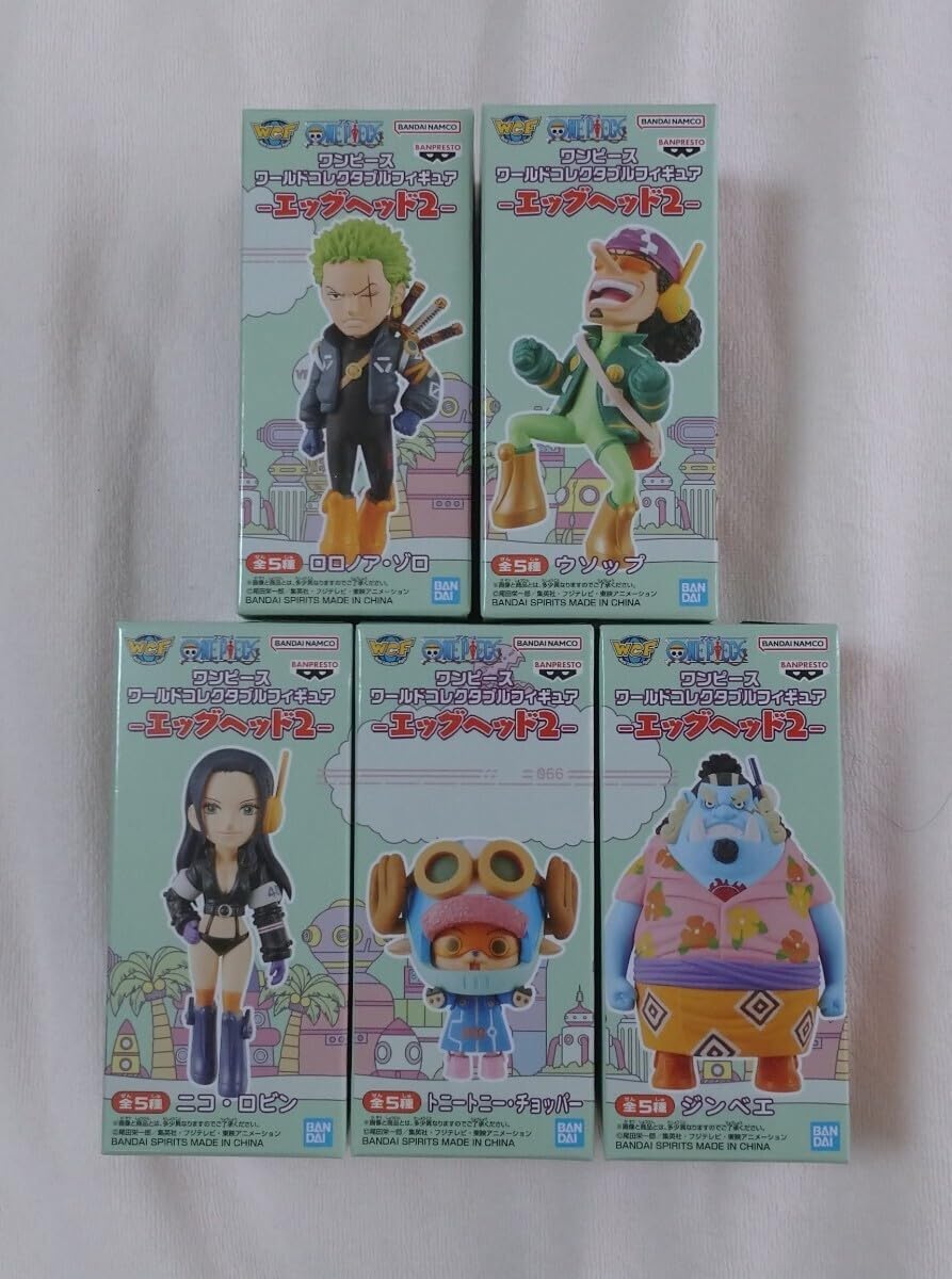 Amazon.co.jp: 3 Zoro/Usopp/Robin/Chopper/Jinbee 5 Types, One Piece ...