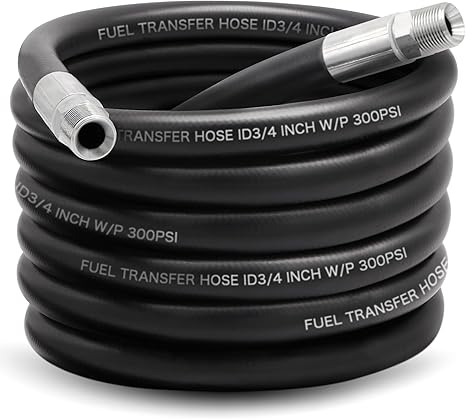 Amazon.com: 3/4 Inch Diesel Fuel Transfer Hose 20FT, NPT Fuel Gas Pump ...