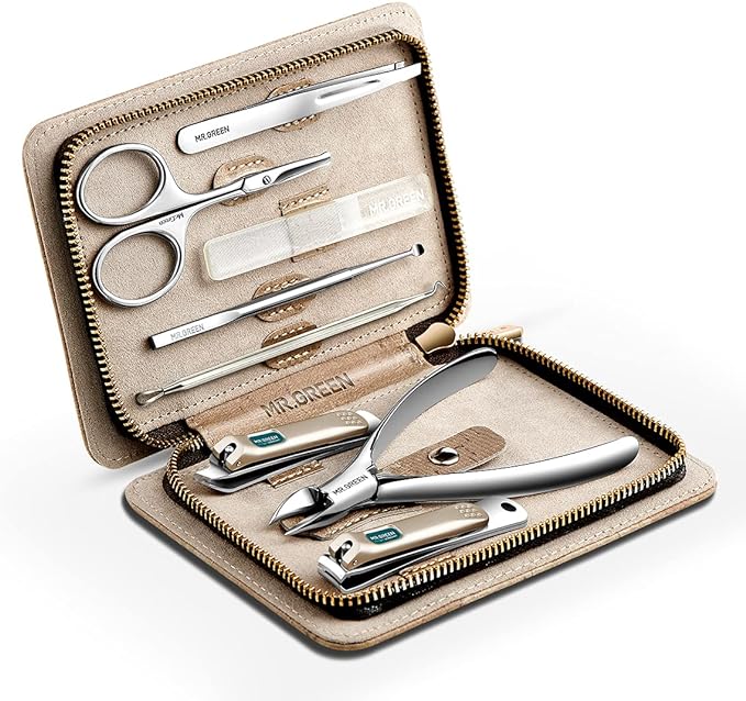 Amazon.com : MR.GREEN Manicure Sets Pedicure Kits Stainless Steel Nail ...