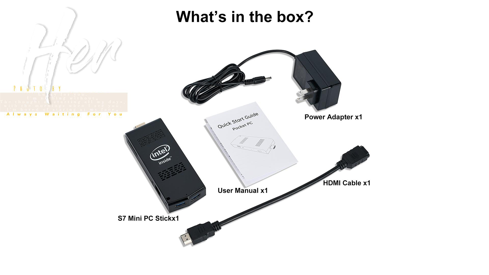 Watch What's inside the S7 mini PC stick package? on Amazon Live