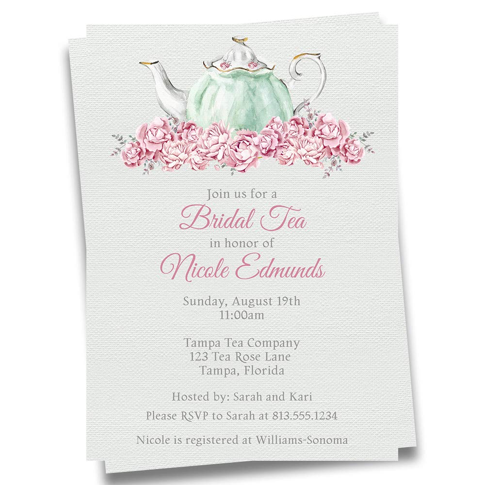 British Tea Party Invitation