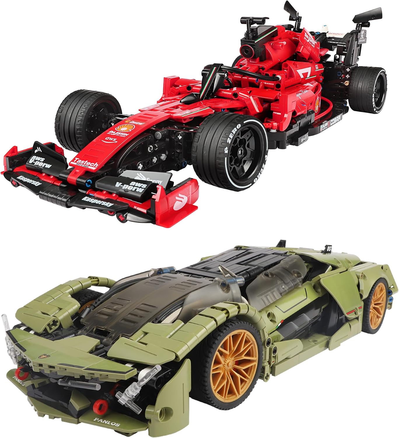 Amazon.com: SVIOKODX F1 Racing car and Sports Car Building Sets,Formula ...