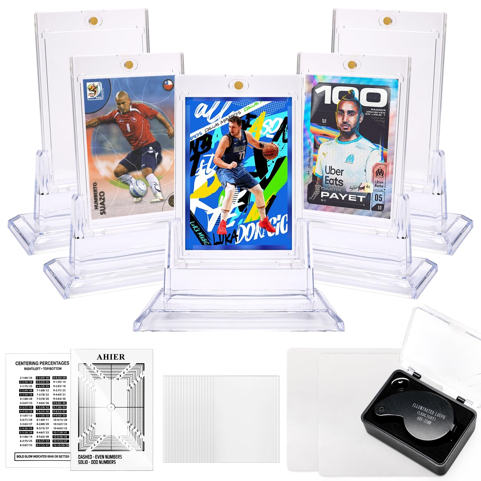 Amazon.com: AHIER Card Centering Grading Tool, Card Grading Kit with ...