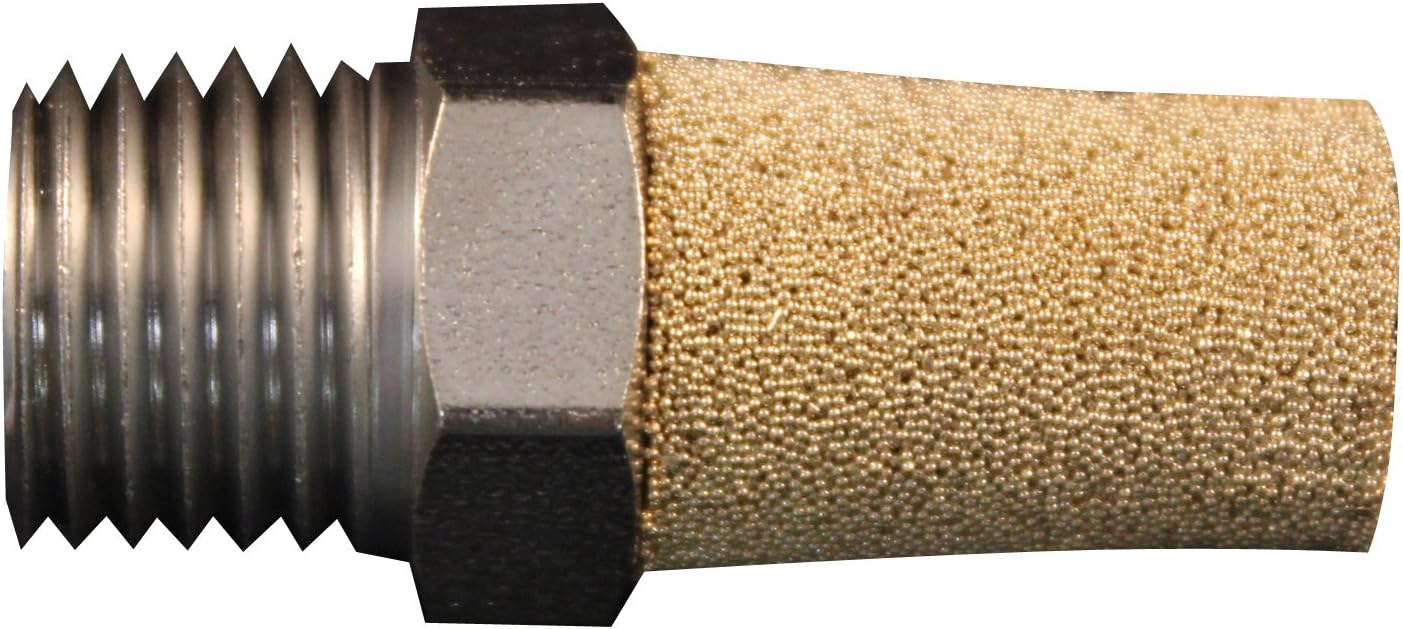 Amazon.com: SNS PST-N02 Male Thread 1/4 NPT Brass Pneumatic Exhaust ...