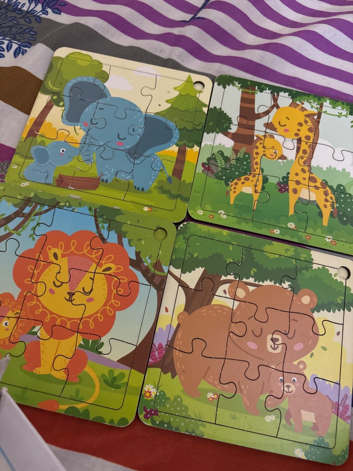 Buy FIRSTCRY INTELLISKILLS Premium Jungle Jigsaw Puzzle For Kids|Wooden ...