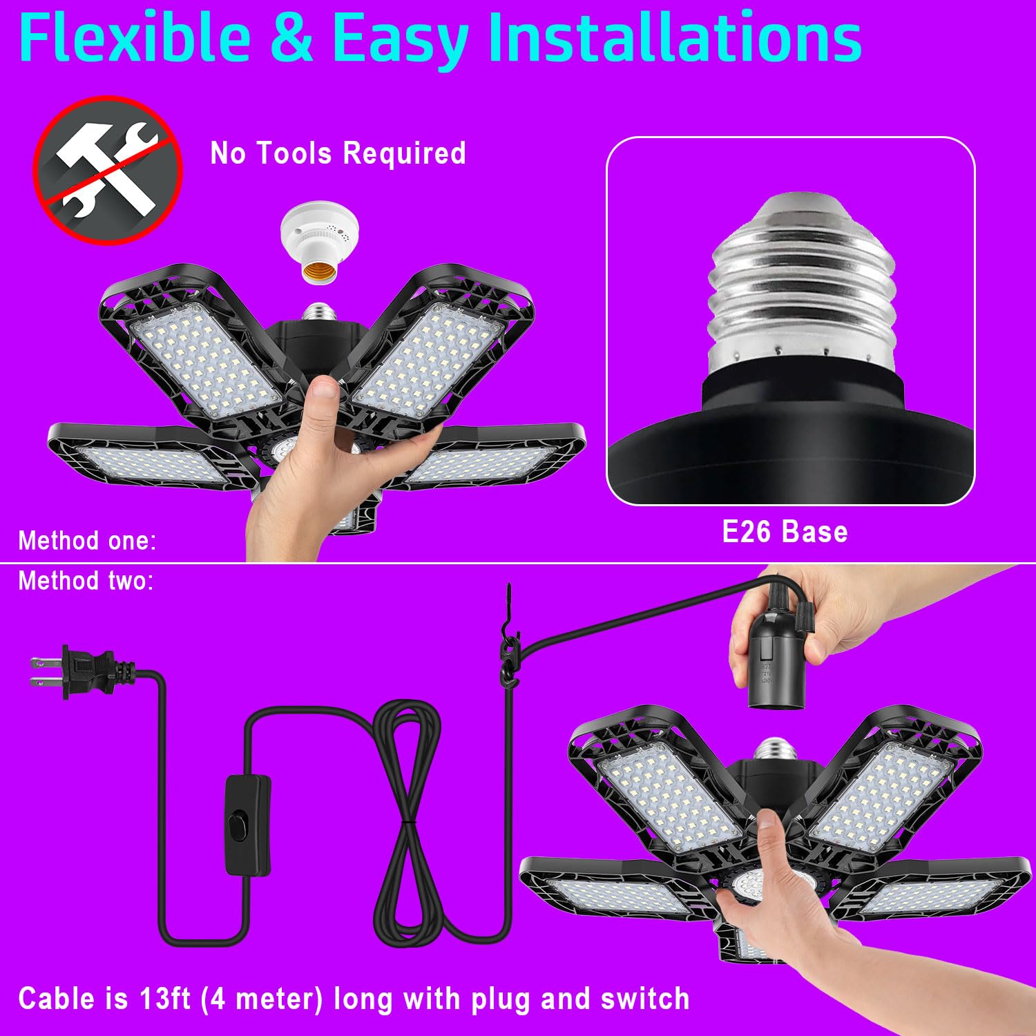 Snapklik.com : TENDIST Deformable LED Black Light 100W, Blacklight