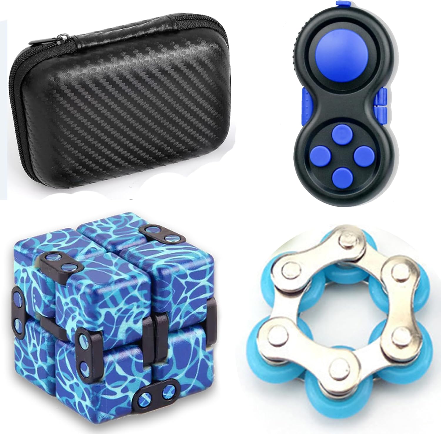 Amazon.com: Fidget Infinity Cube Blocks Toy for Kids Adults, Fidget ...