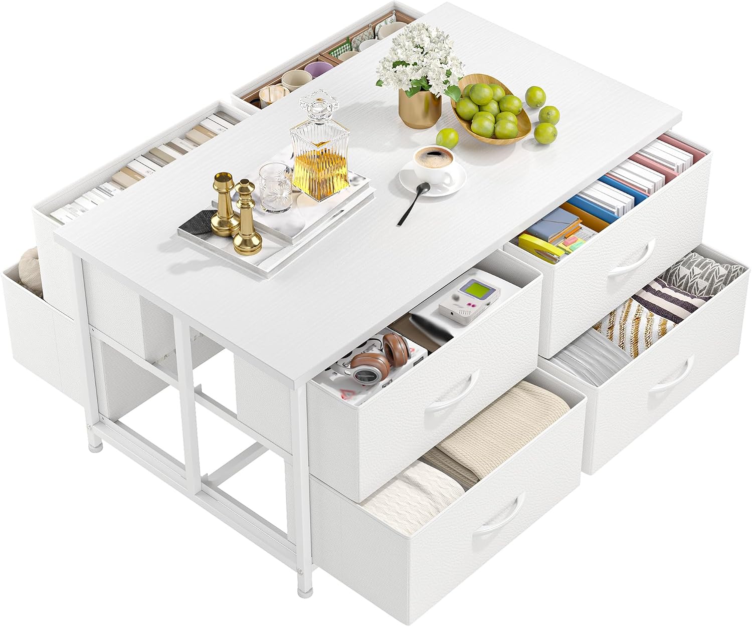 Amazon.com: EnHomee Coffee Table for Living Room Modern Coffee Table ...