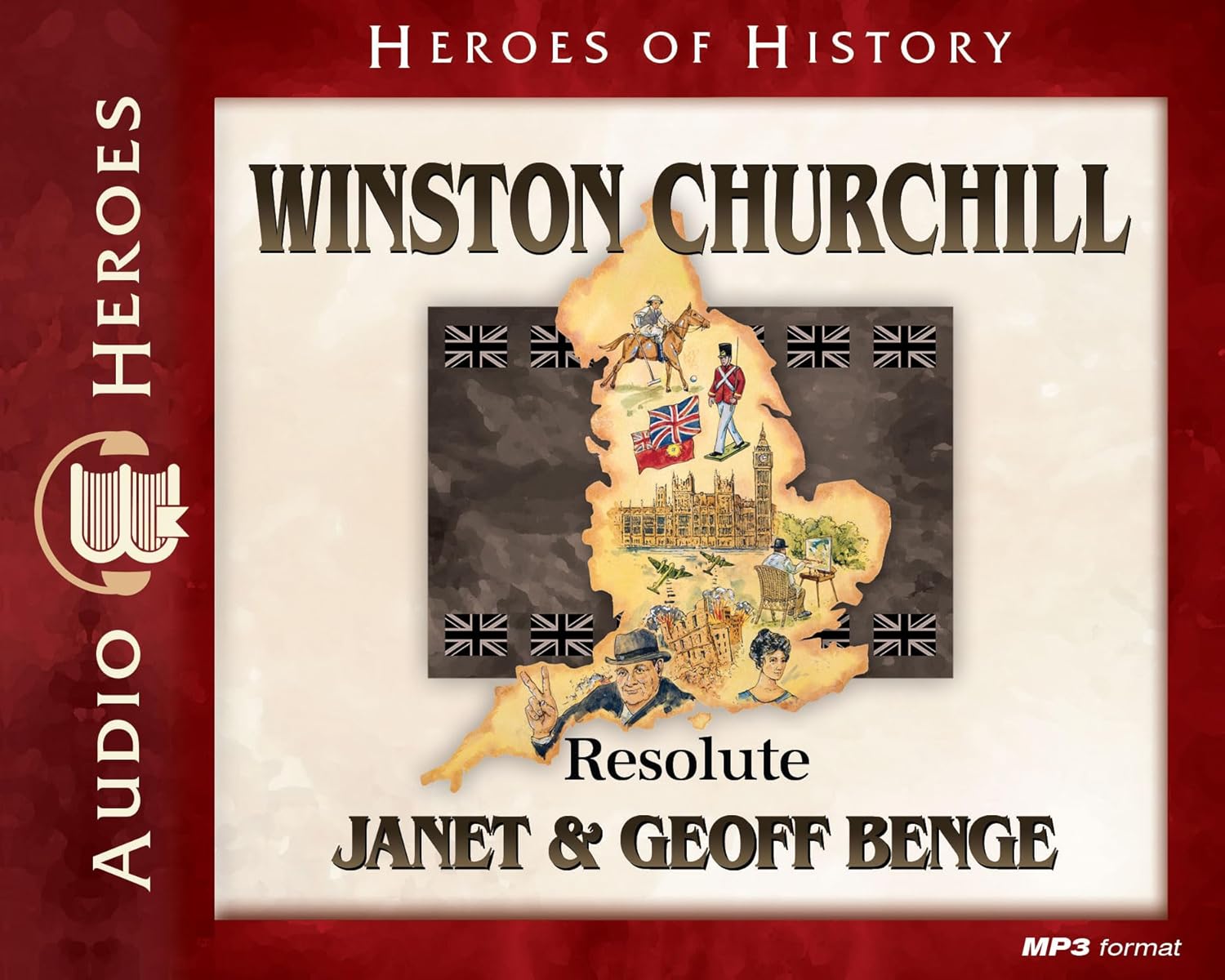 Winston Churchill Audiobook: Resolute (Heroes of History) Audio CD in ...