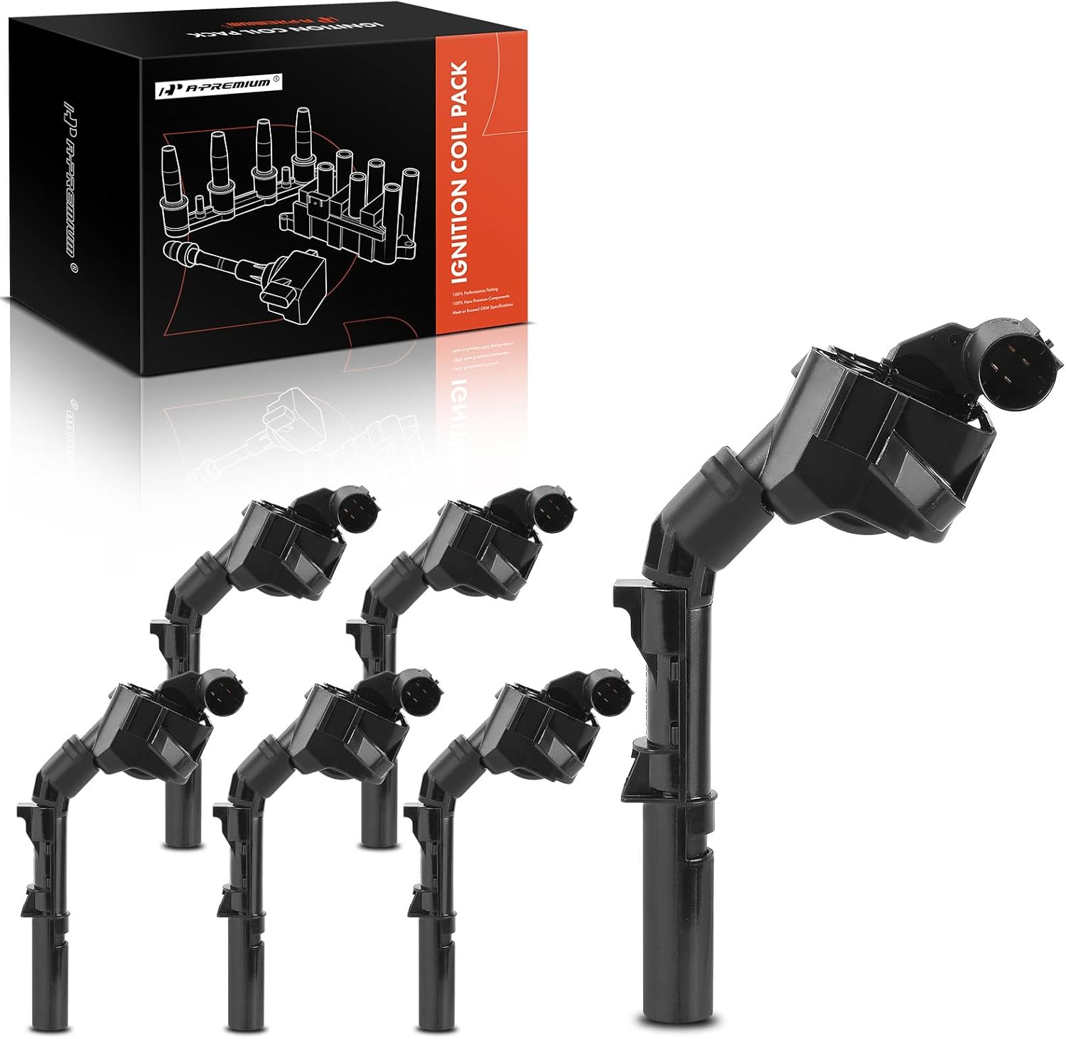 Amazon.com: A-Premium 6PCS Ignition Coil Packs Compatible with Mercedes ...