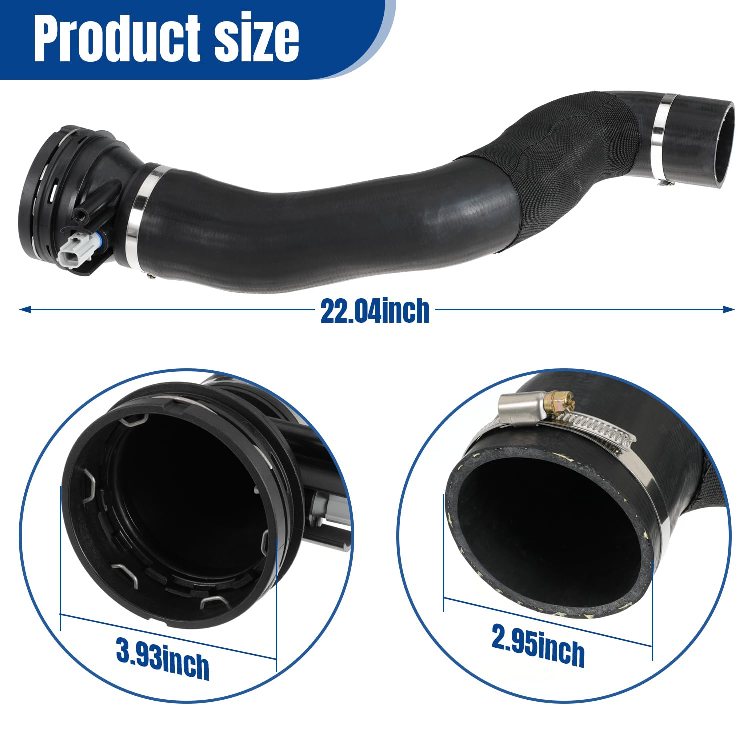 Snapklik.com : HC3Z-6F073-B Turbo Intercooler Outlet Tube Replace HC3Z ...
